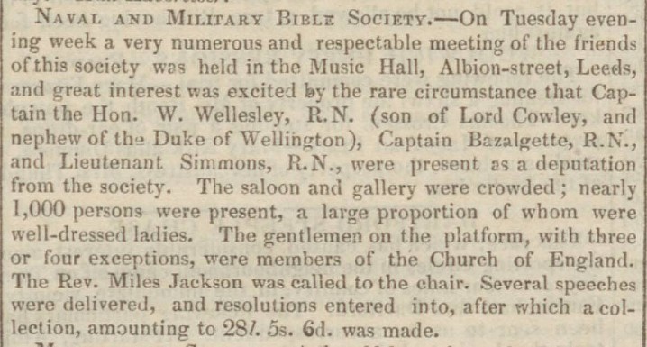 Captain William Henry George Wellesley | Plymouth Brethren Archive